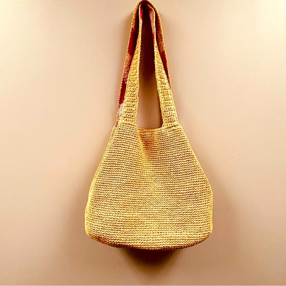 Old Navy | Bags | Old Navy Straw Tote Beach Vacation Travel Bag | Poshmark